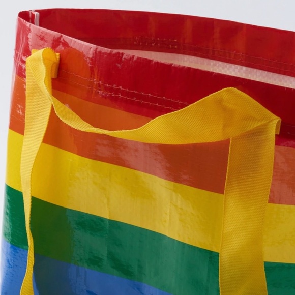 IKEA | Bags | New Pride Ikea Small Rainbow Lgbtq Storstomma Tote Bags ...